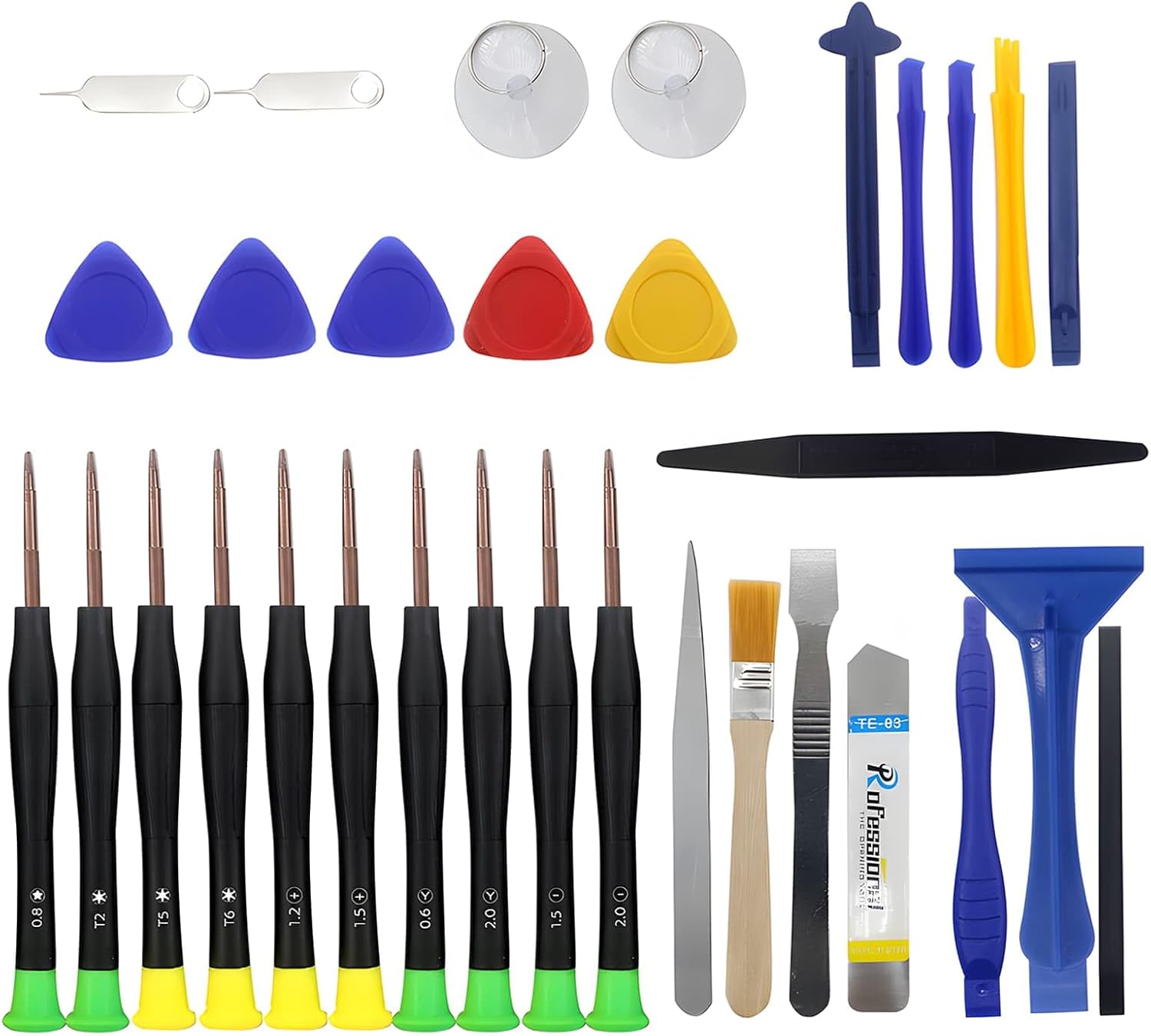 Mobile Phone Repair Tool Kit 30 PCS Upgraded Version Electronics Repair ...