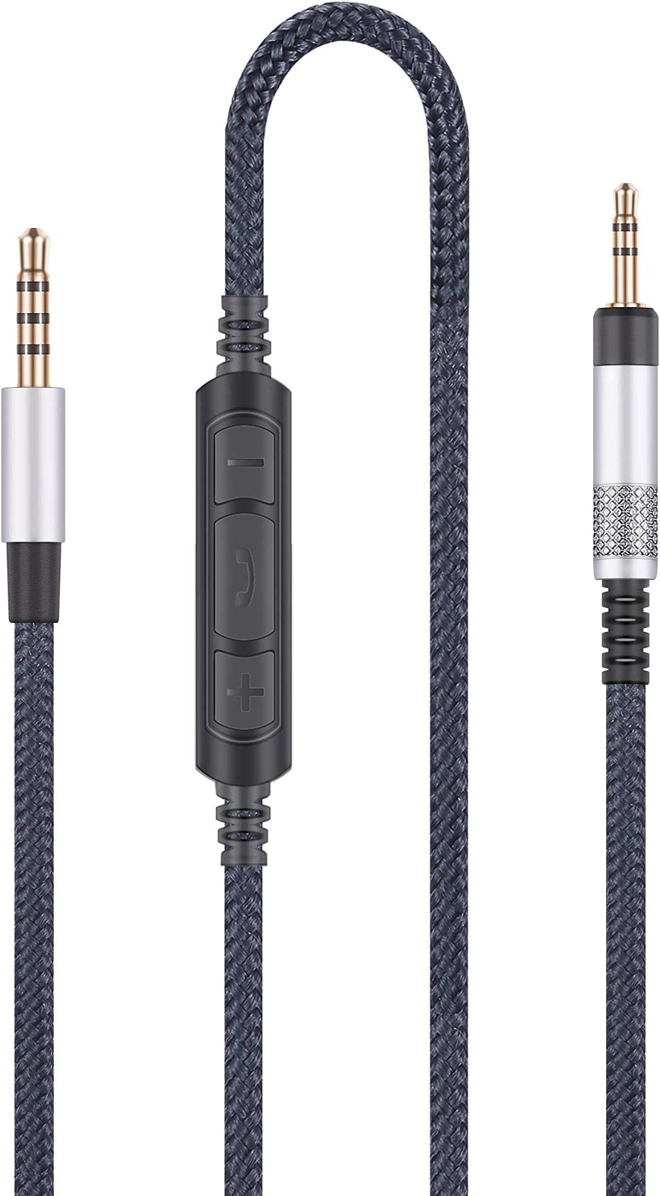 Ablet Auxiliary Audio Replacement Cable With In-Line Mic Compatible ...