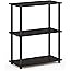 Amazon.com: Furinno Turn-N-Tube Display Rack, 3-Tier Single, Black/Grey ...