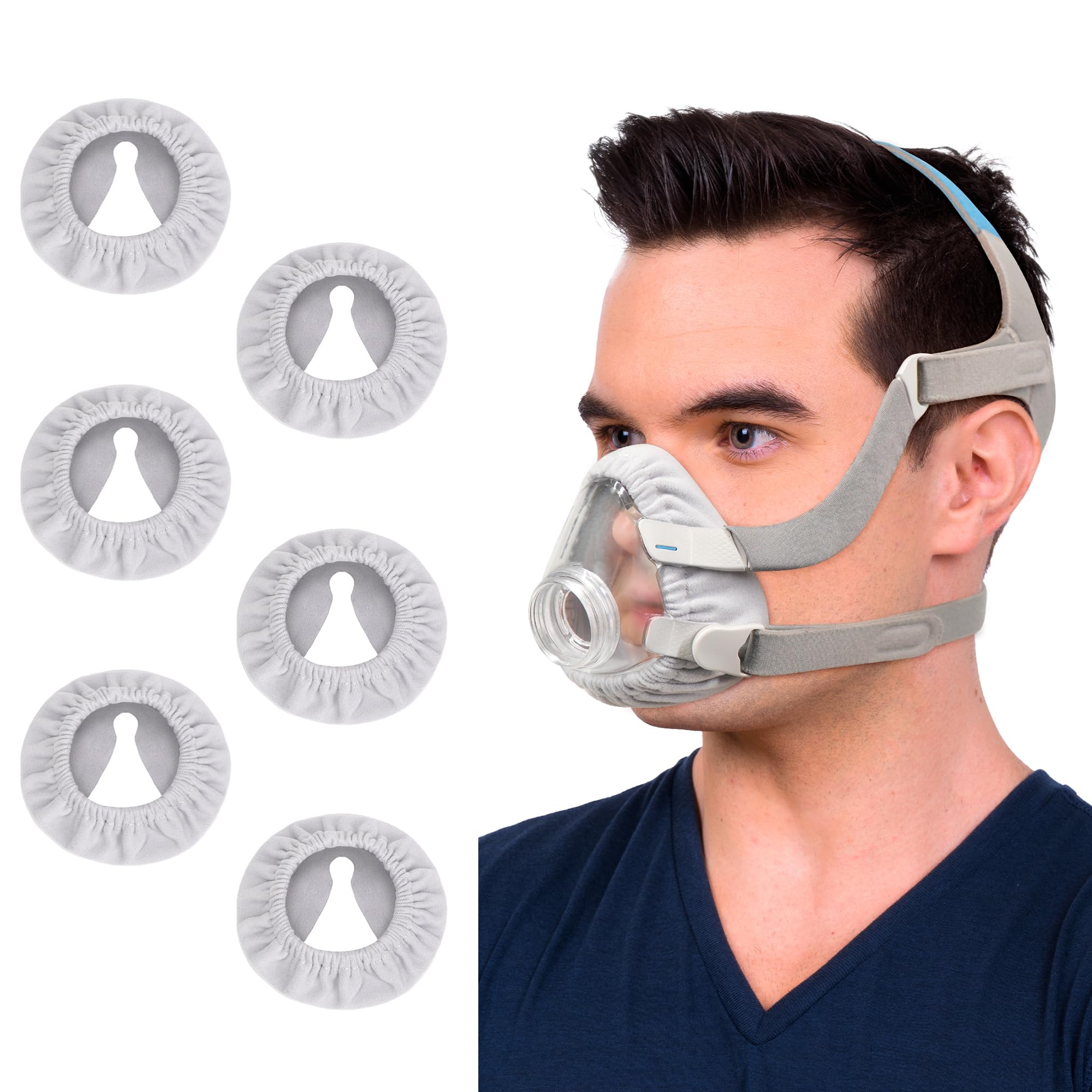 Amazon.com: 6 Packs Full Face CPAP Mask Liners (S) for AirFit F20 ...