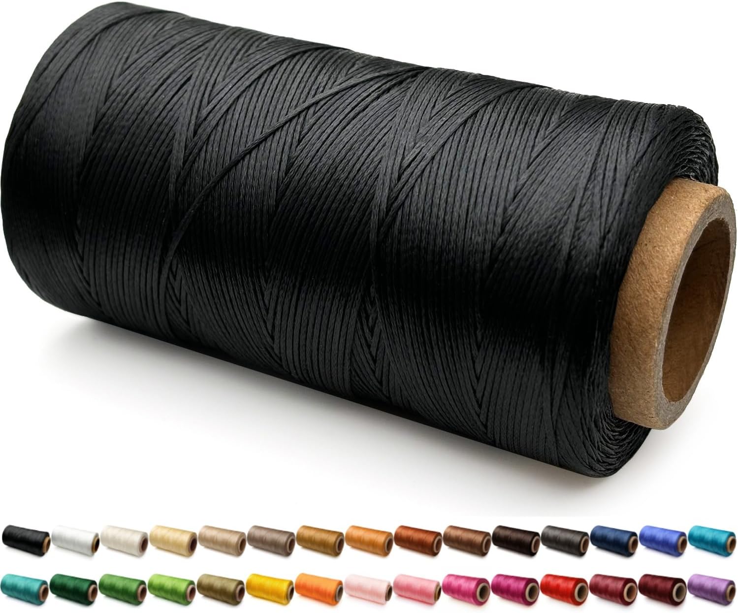 Amazon.com: eBoot 260m 150D 1 mm Leather Sewing Waxed Thread Cord for ...