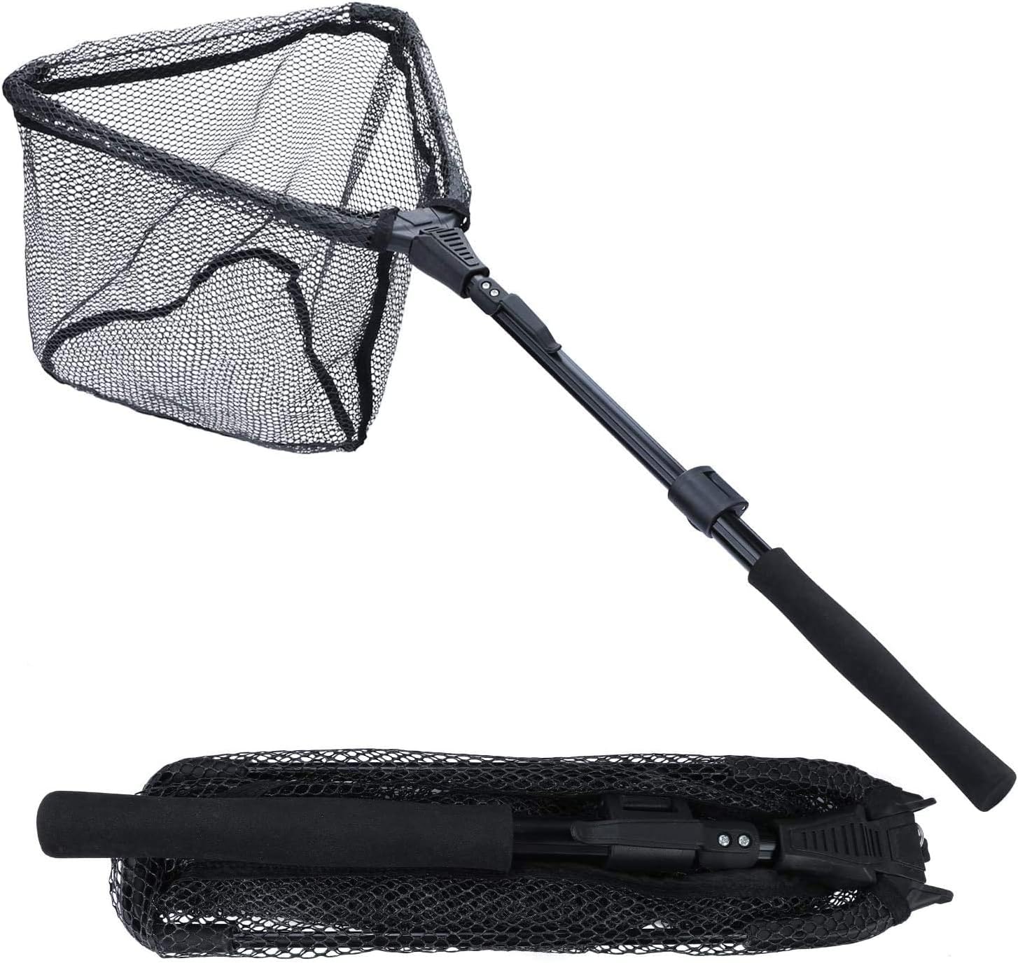 KASTWAVE Fishing Net Folding Landing Net, Collapsible Telescopic ...