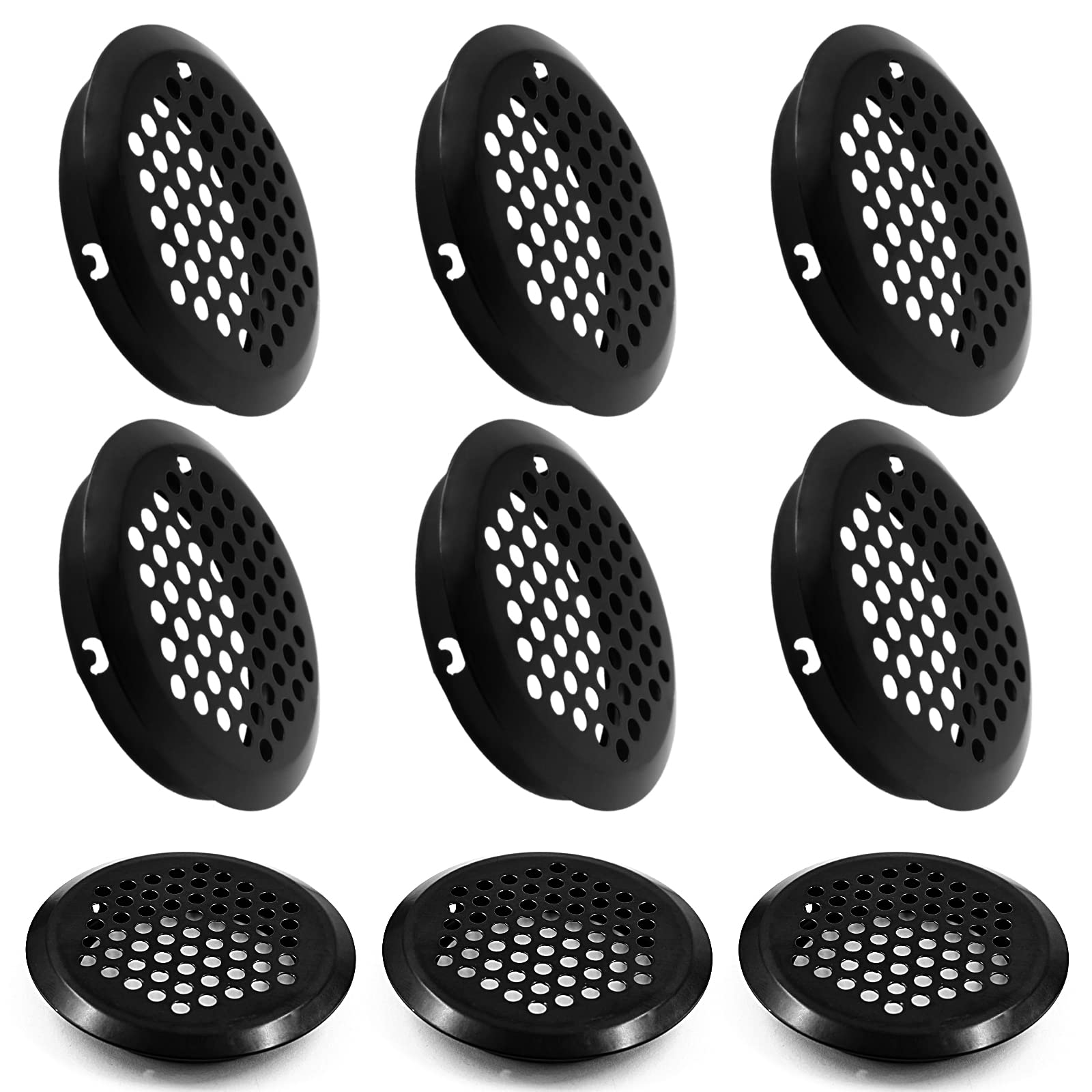 Litoexpe 30 Pieces Round Soffit Vents, 2 Inch (53mm) Circular Air Vents ...