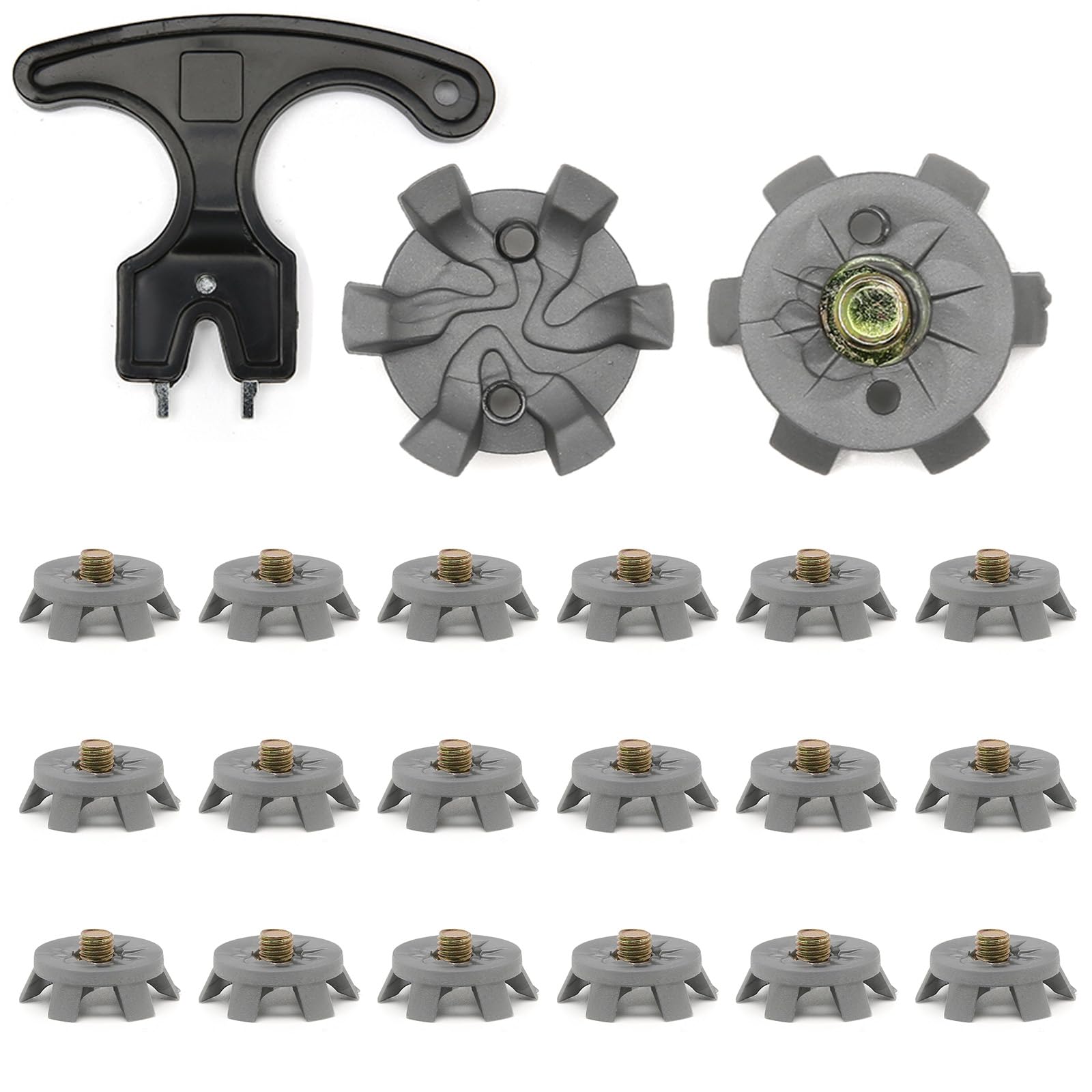 Amazon.com : Lafo Golf Spikes, 20 Golf Shoe Spikes with 1 Black Golf ...