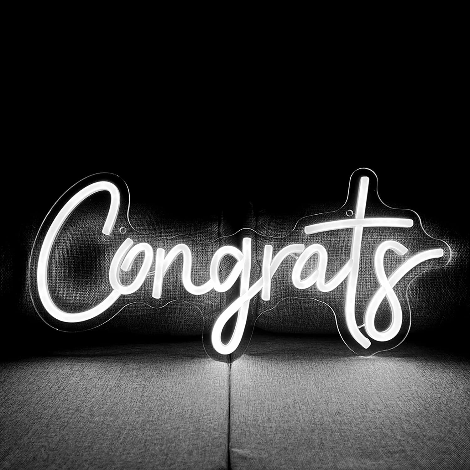 Amazon.com : BMEA Congrats Grad Neon Light for Graduation Party Decor ...