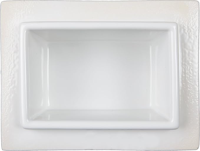 Amazon.com: shower-shelf Sanitary CleanLine Soap Foot Rest Recessed ...