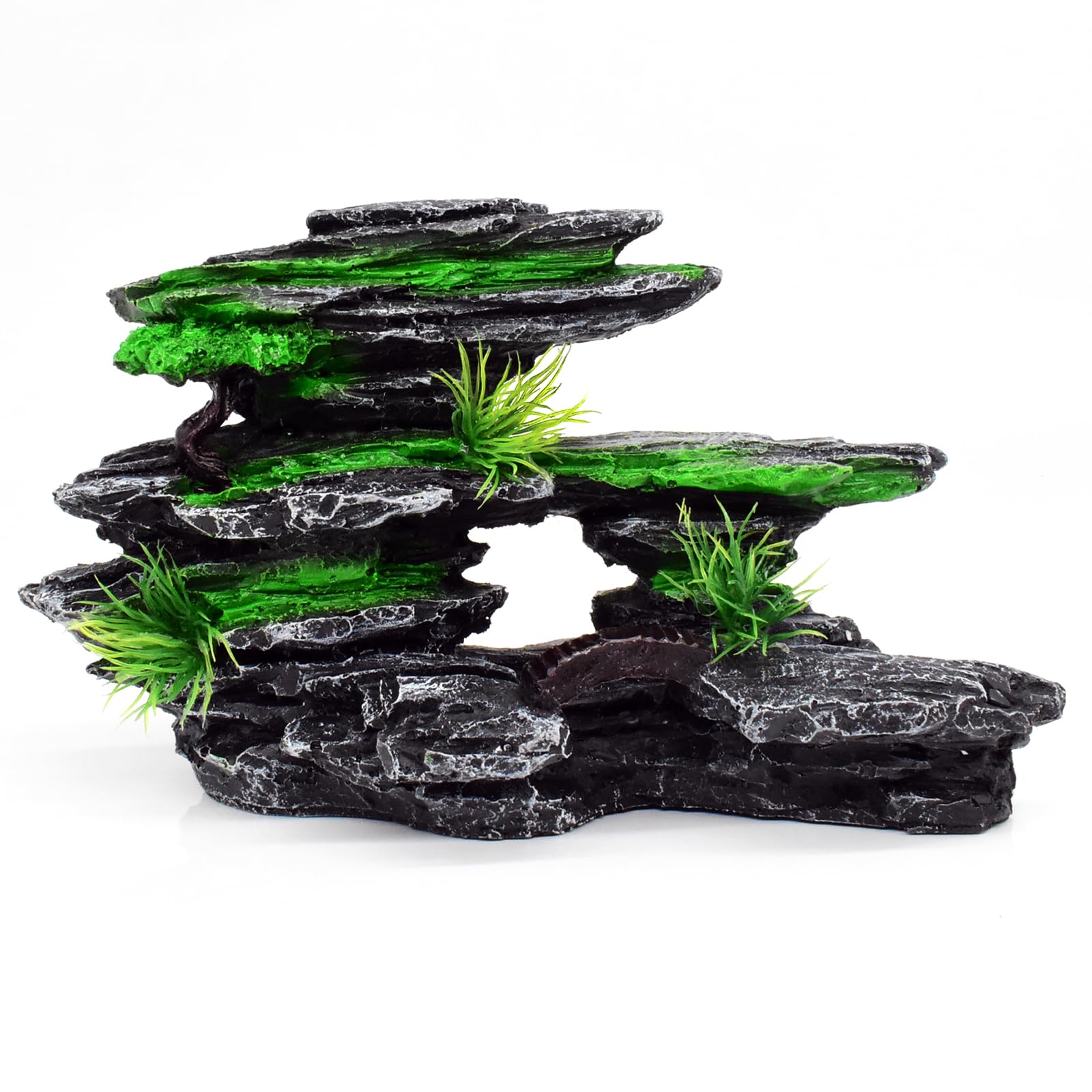 Aquarium Ornament-GKYZBB Fish Tank cave Fish Hideout Rockery,Can be ...