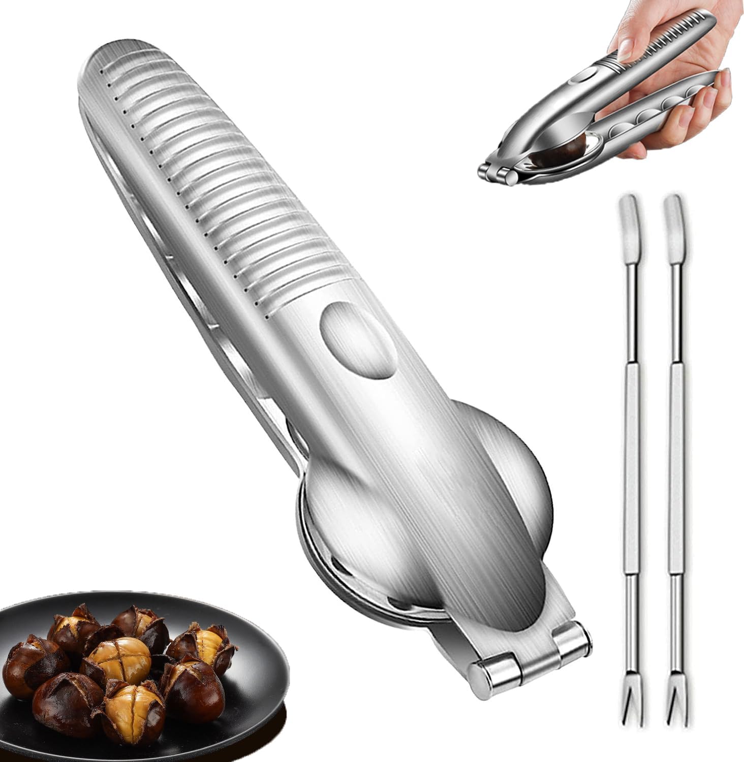Amazon.com: Artcome Nut Cracker Chestnut Clip Walnut Almonds Hazelnuts ...