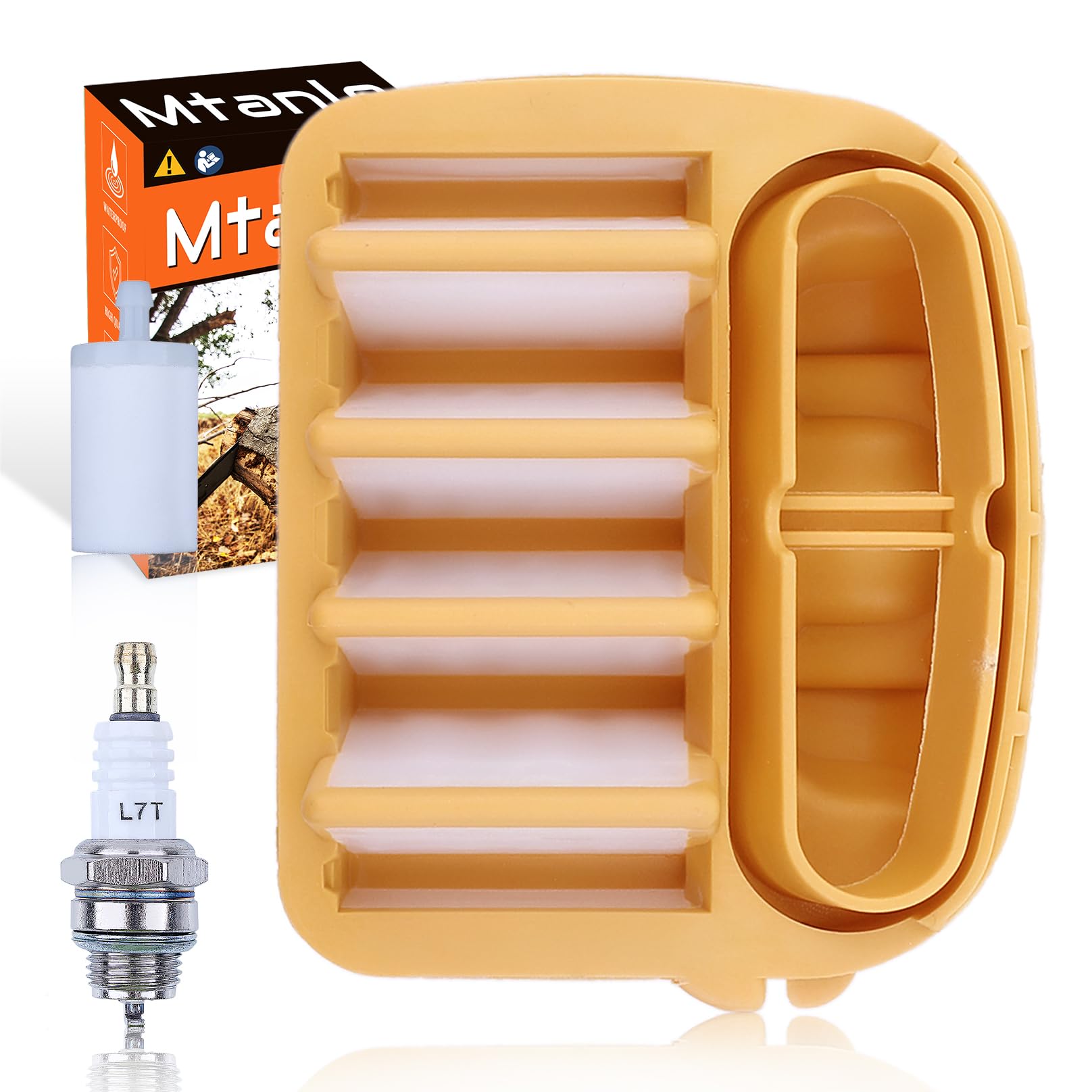 Mtanlo Air Fuel Filter For Husqvarna 545 550XP For Jonsered CS2253 ...
