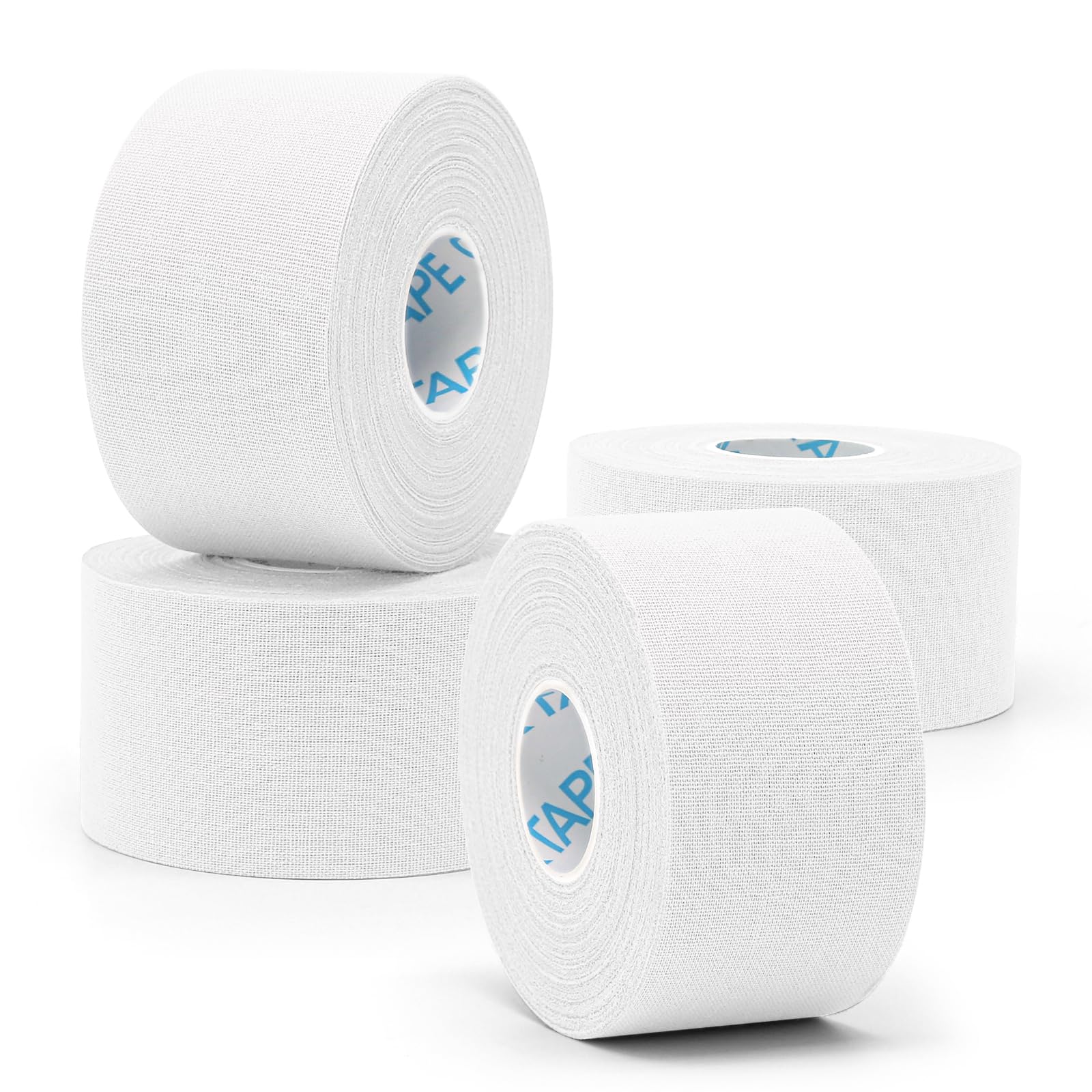 Amazon.com: OK TAPE 4 Rolls White Athletic Tape, Sports Tape, Very ...