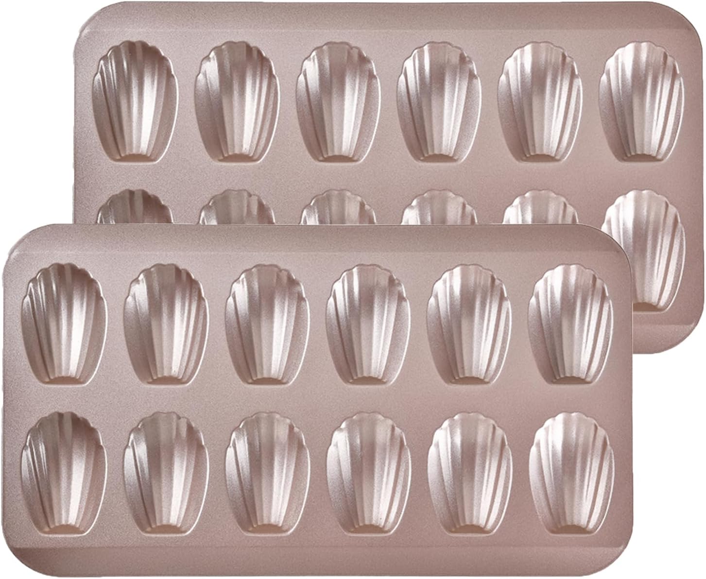 Amazon.com: Madeleine Pans for Baking(2-Pack).12 cup Madlen Mold Makes ...