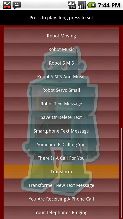 30 Robot Ringtones - App on Amazon Appstore