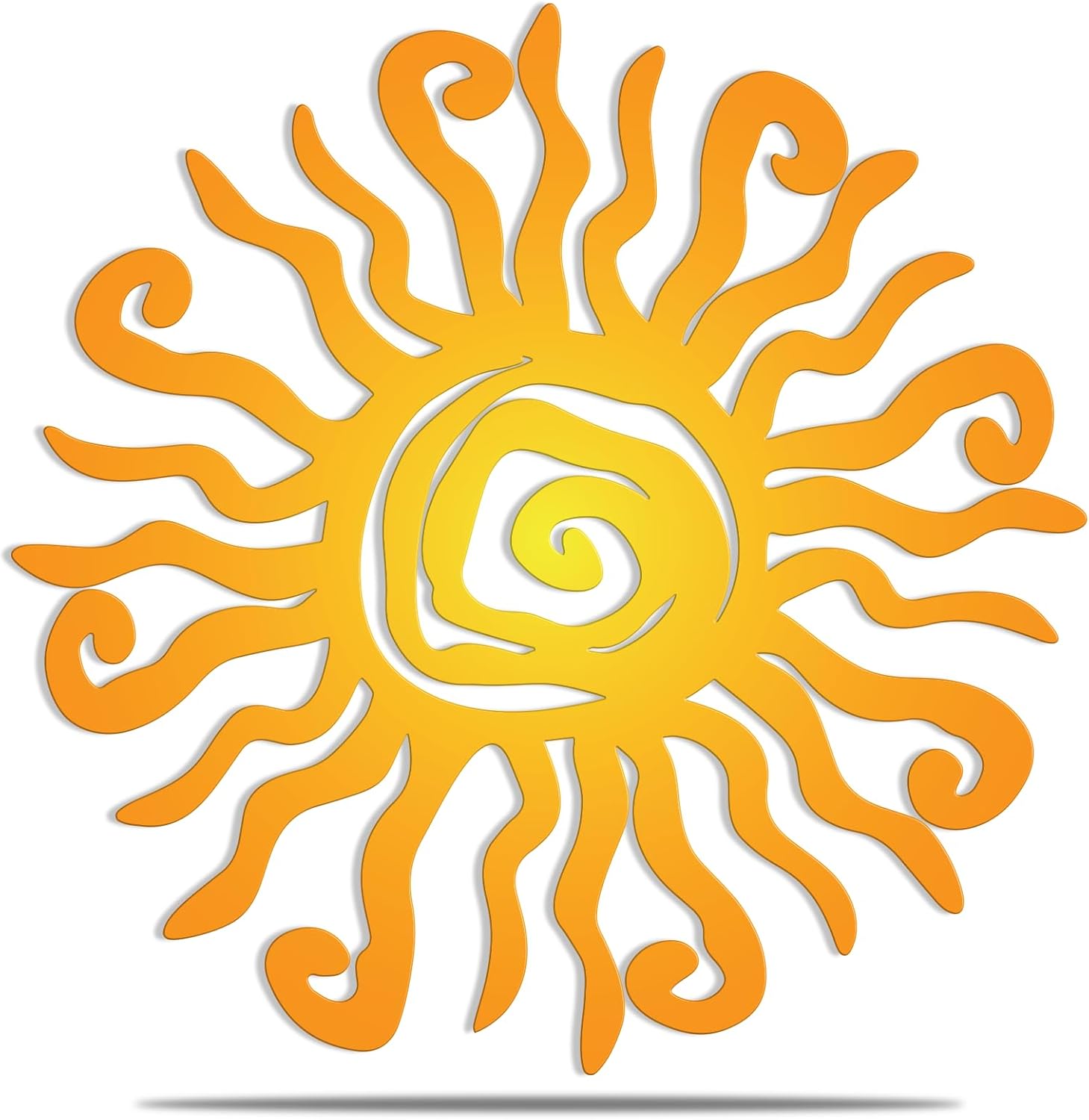 Amazon.com: Sun Metal Art - Summer Metal Wall Hangings - Wacky Sun ...