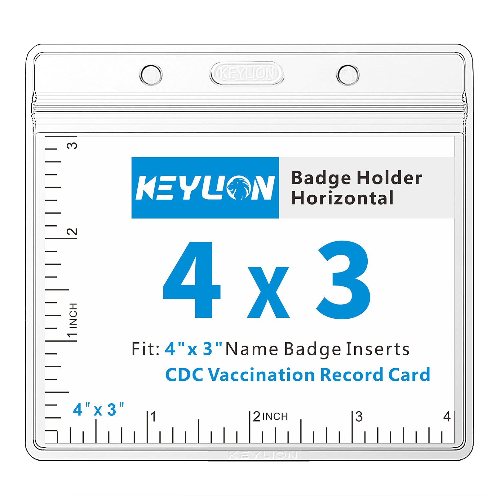 Buy KEYLION 10 Pack Large Horizontal Name Tag Badge ID Card Holder Buy KEYLION 10 Pack Large Horizontal Name Tag Badge ID Card Holder