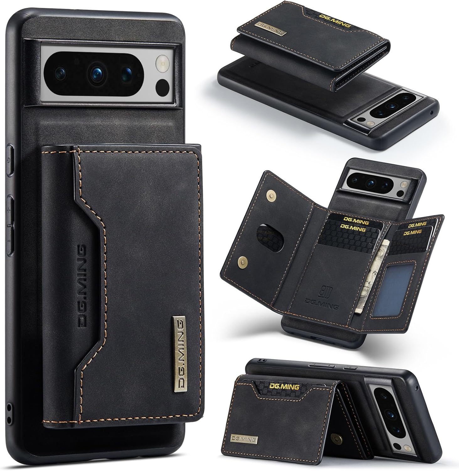 Amazon.com: ZORSOME 2 in 1 Detachable Leather Wallet Case for Google ...