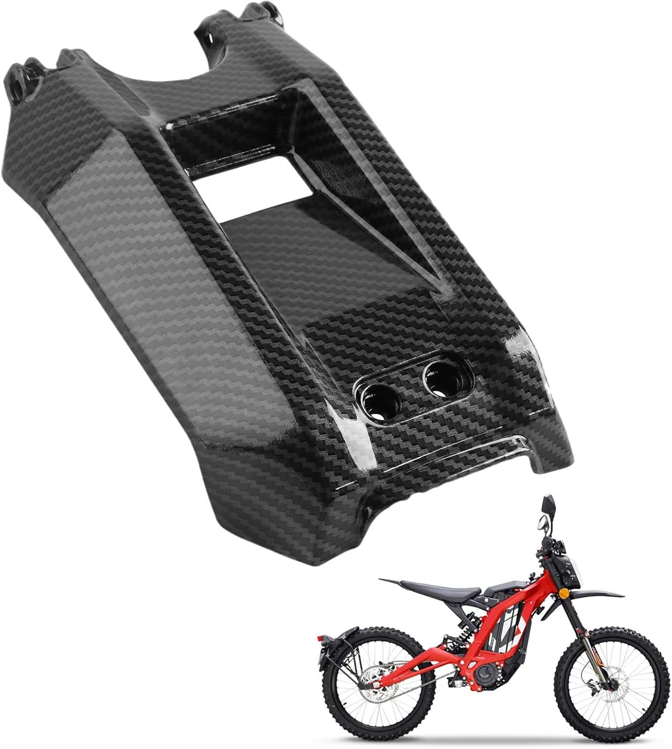 Amazon.com: PACEWALKER Sur Ron Battery Cover Motorcycle Carbon Fiber ...