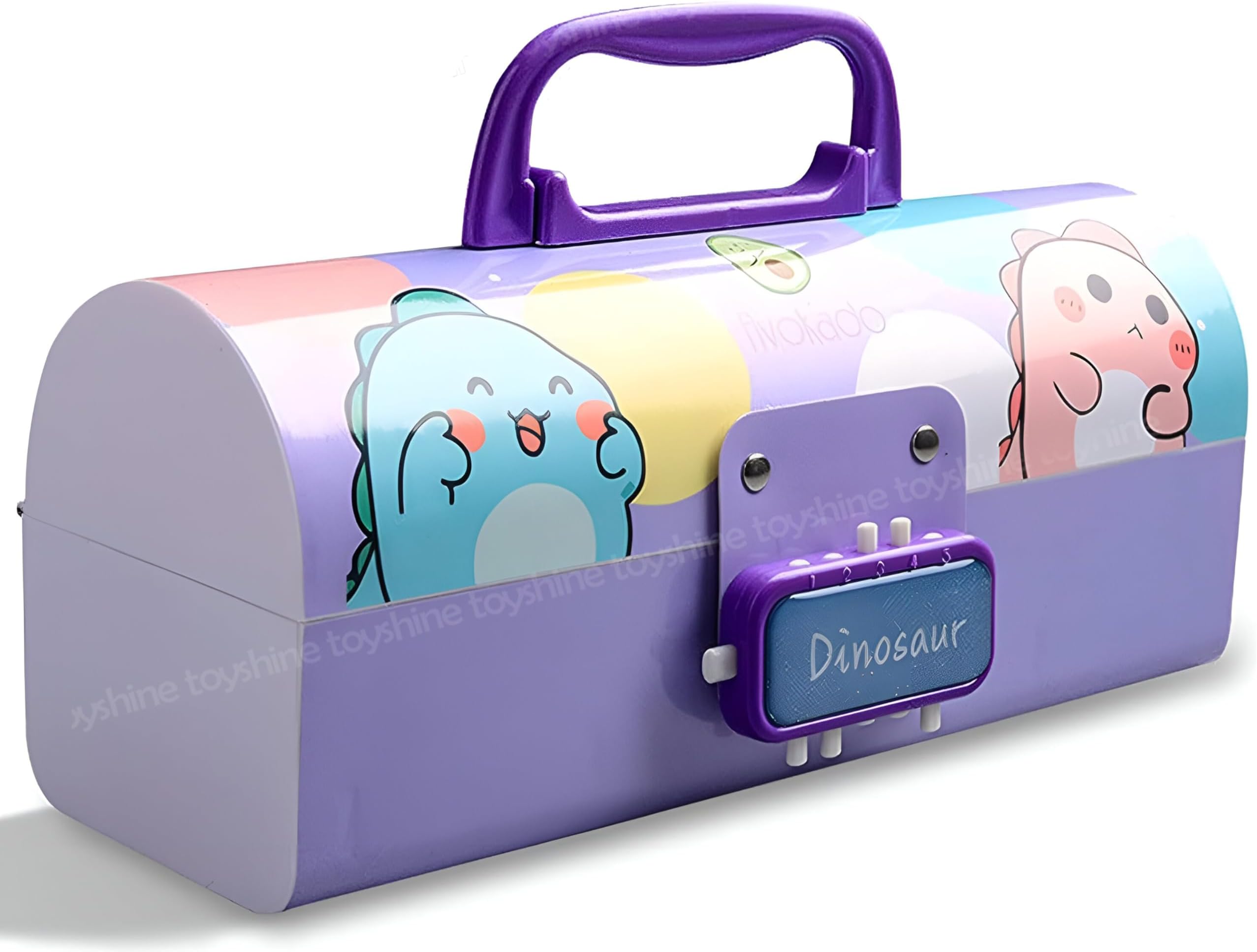 Buy Toyshine Pencil Box with Code Lock Pen Case Large Capacity Multi ...