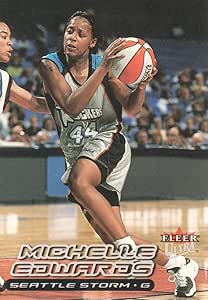 2000 Ultra WNBA Basketball #62 Michelle Edwards Seattle Storm at Amazon ...