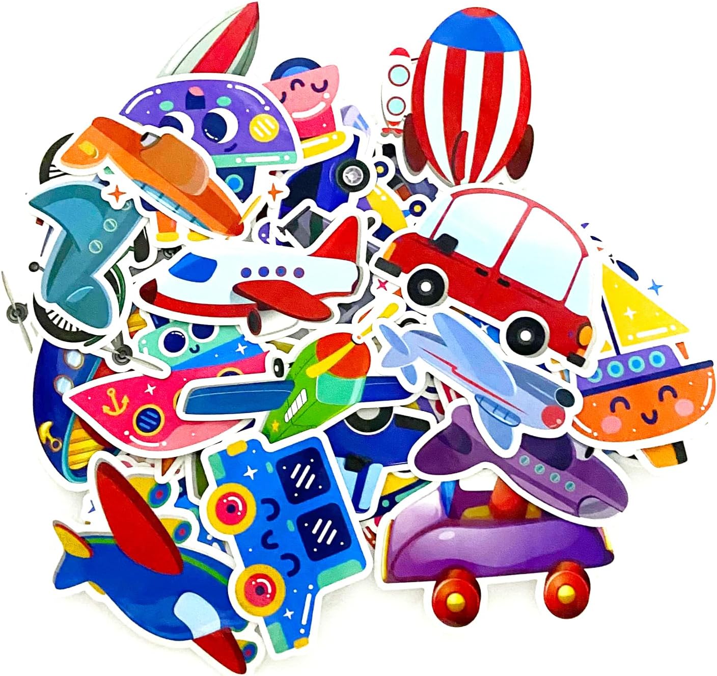 Amazon.com: 200 Pcs Cartoon Stickers Decorative Resin Stickers Reading ...