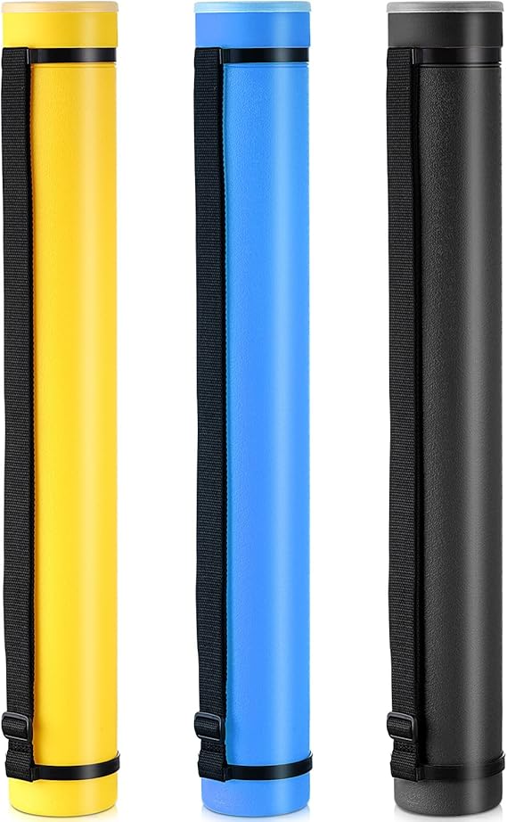 Amazon.com: 3 Pcs Extendable Poster Tubes Plastic Poster Document ...