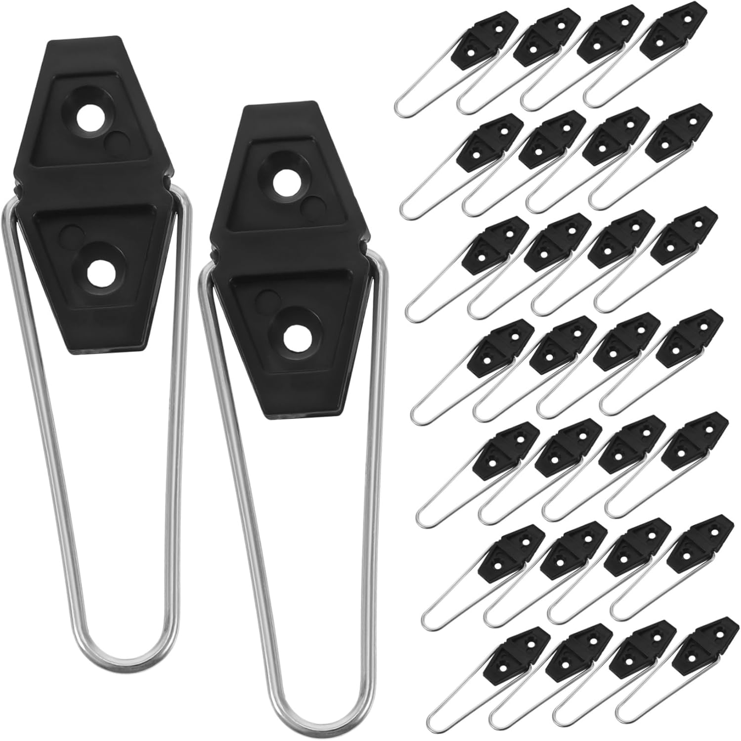 Amazon.com: LIFKOME Photo Frame Rack 30pcs Easel Frame Supports ...