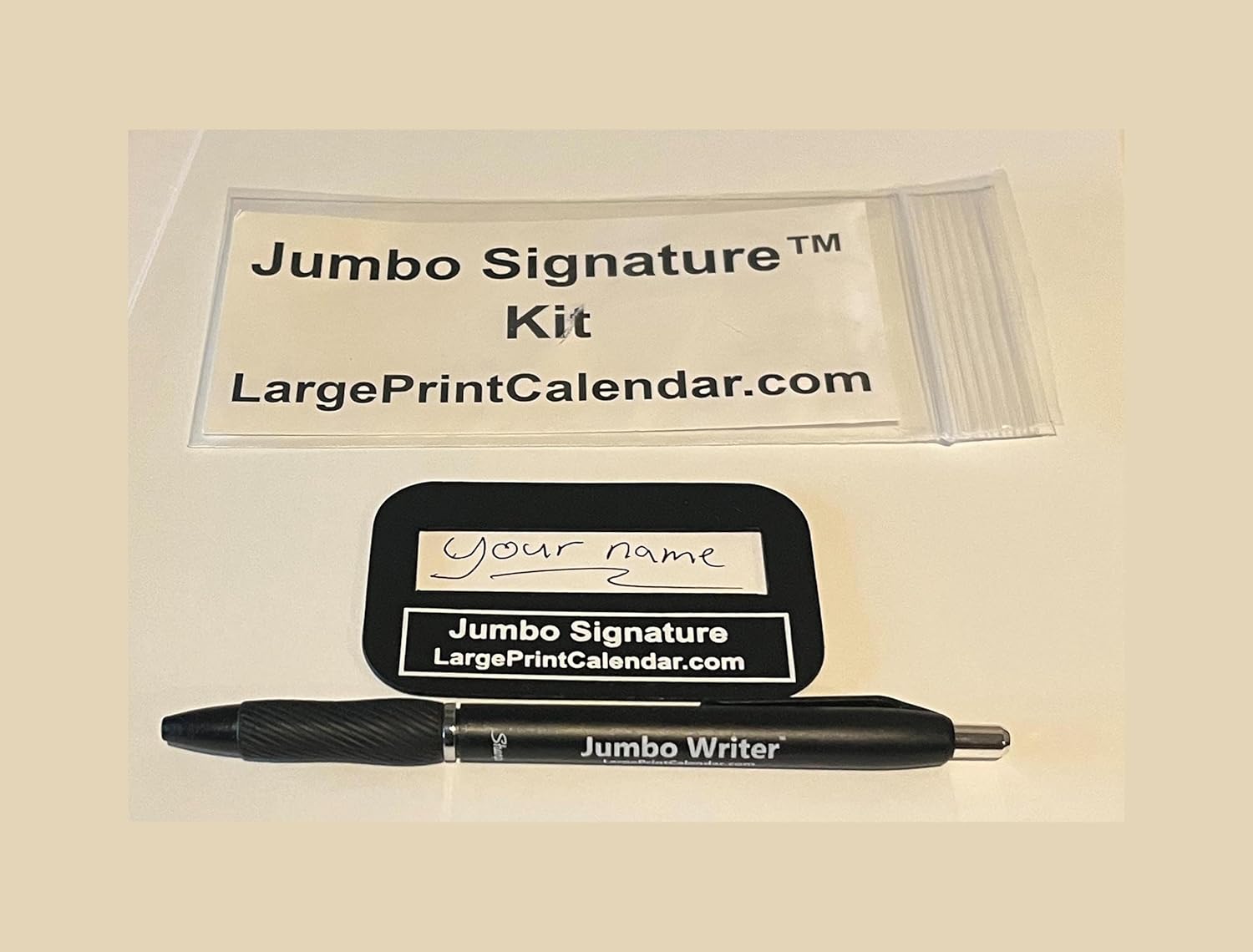 Amazon.com : Jumbo Signature Kit - Includes Jumbo Writer Pen and Jumbo ...