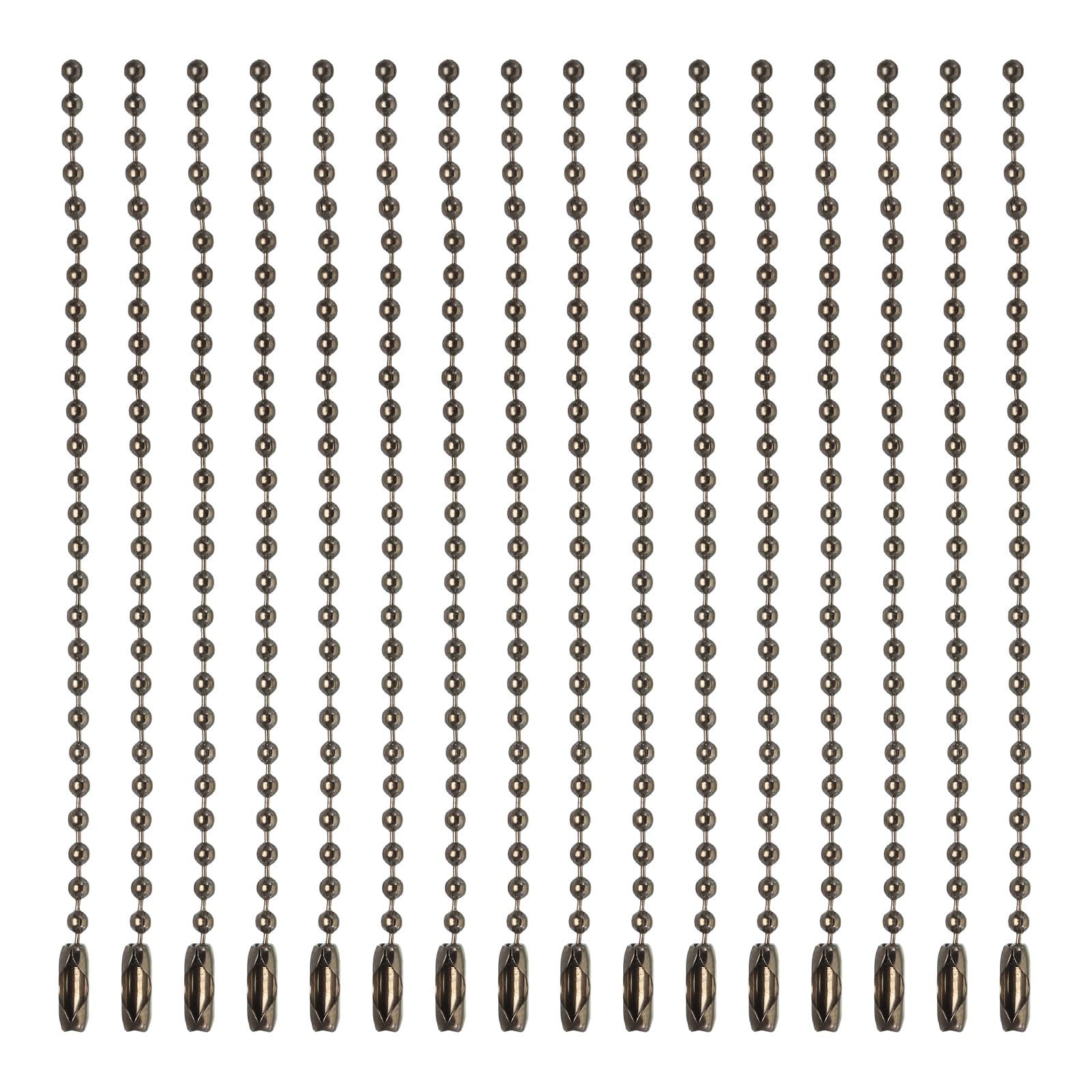 Amazon.com: MECCANIXITY Ball Bead Chain Beaded Necklace Chains 4 Inch ...