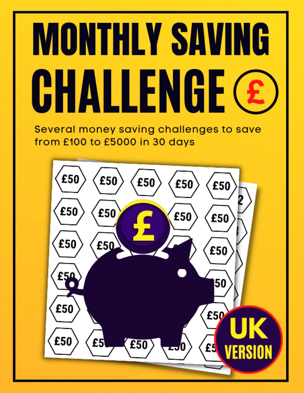 Monthly Saving Challenge UK Version: Several Money Saving Challenges ...