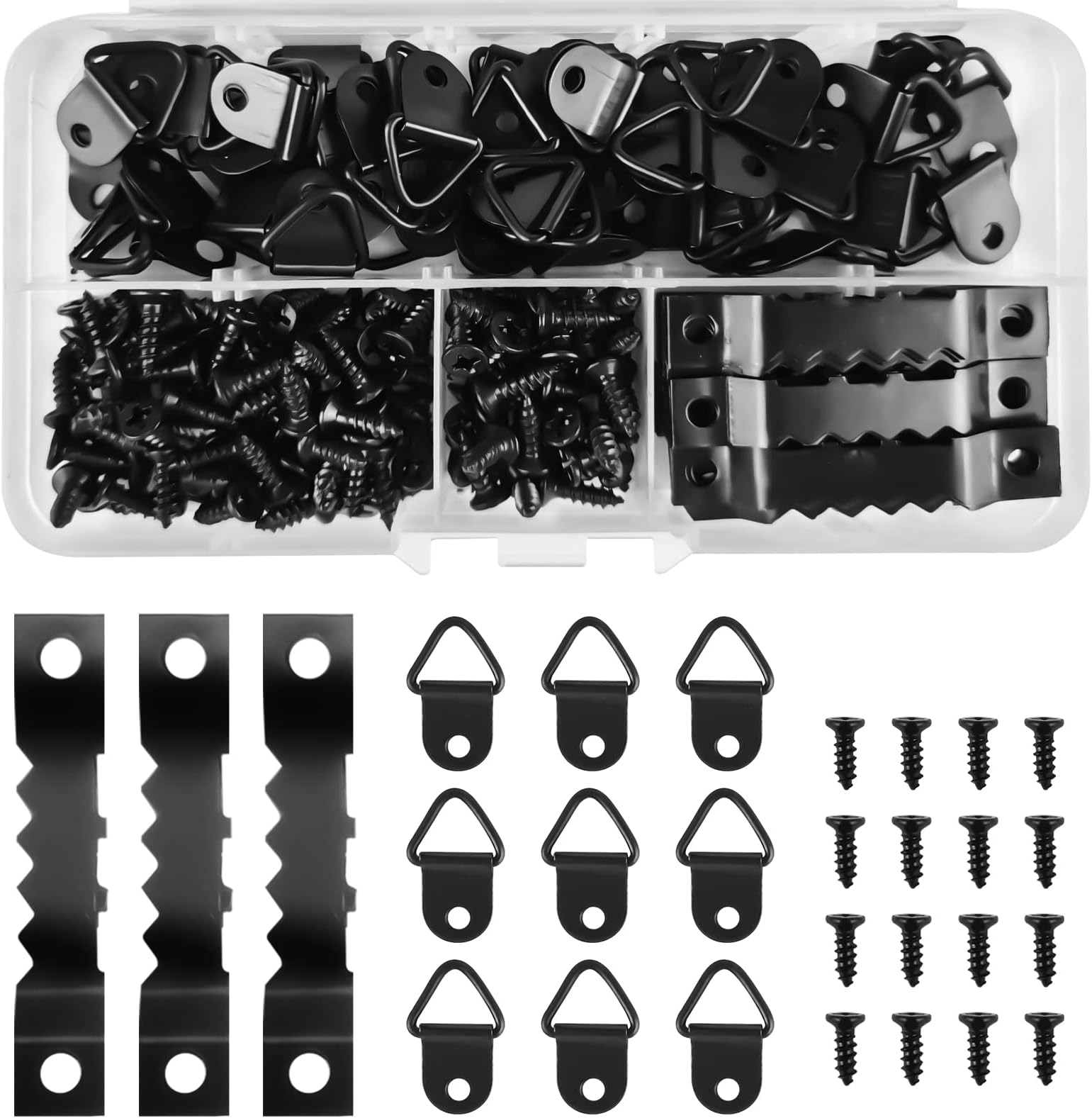 251 Pièces Accroche Tableau Crochet Cadre Mural Attache Cadre Accroche ...