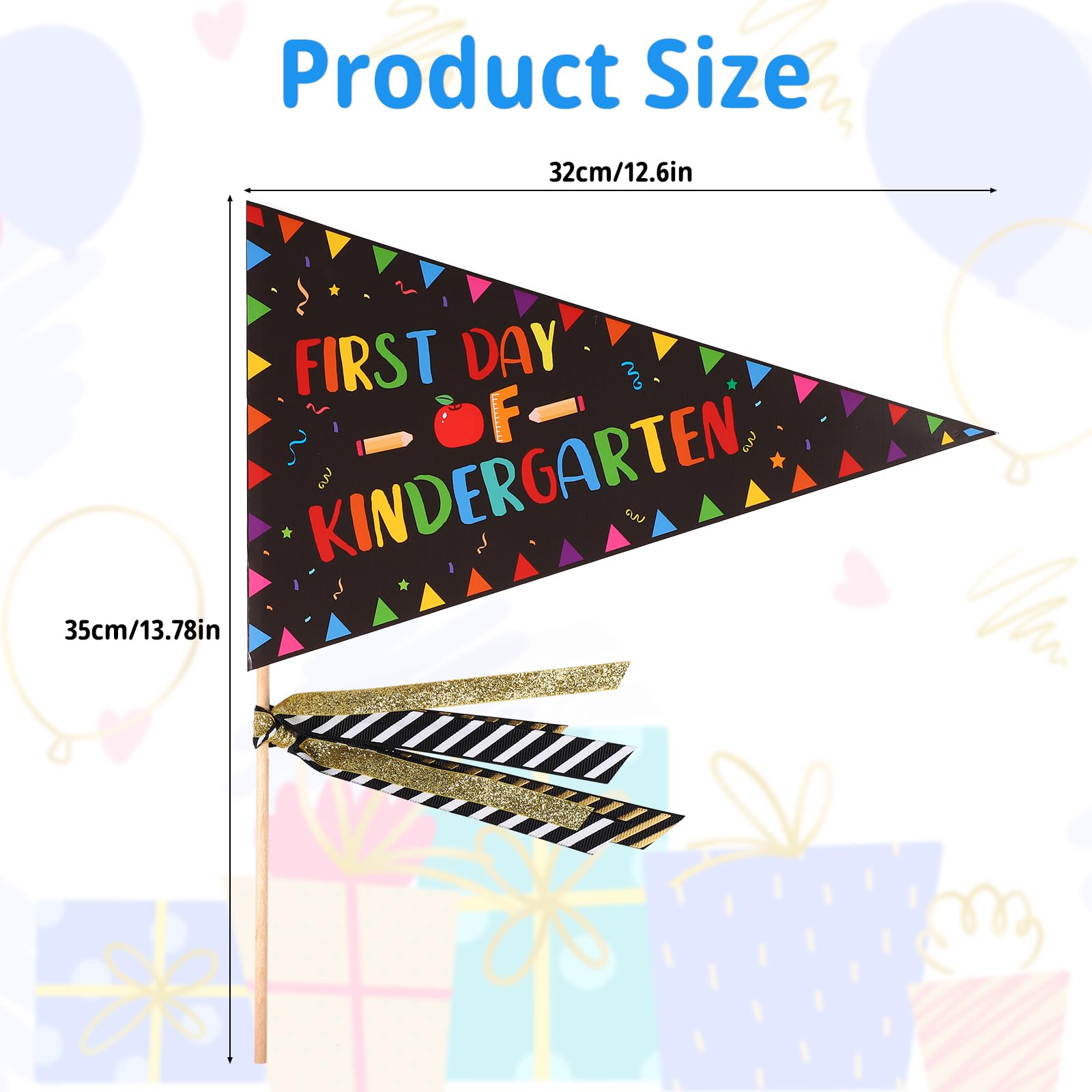 Felt Preschool Banner First Day Of Preschool Pennant Banner - Colorful ...