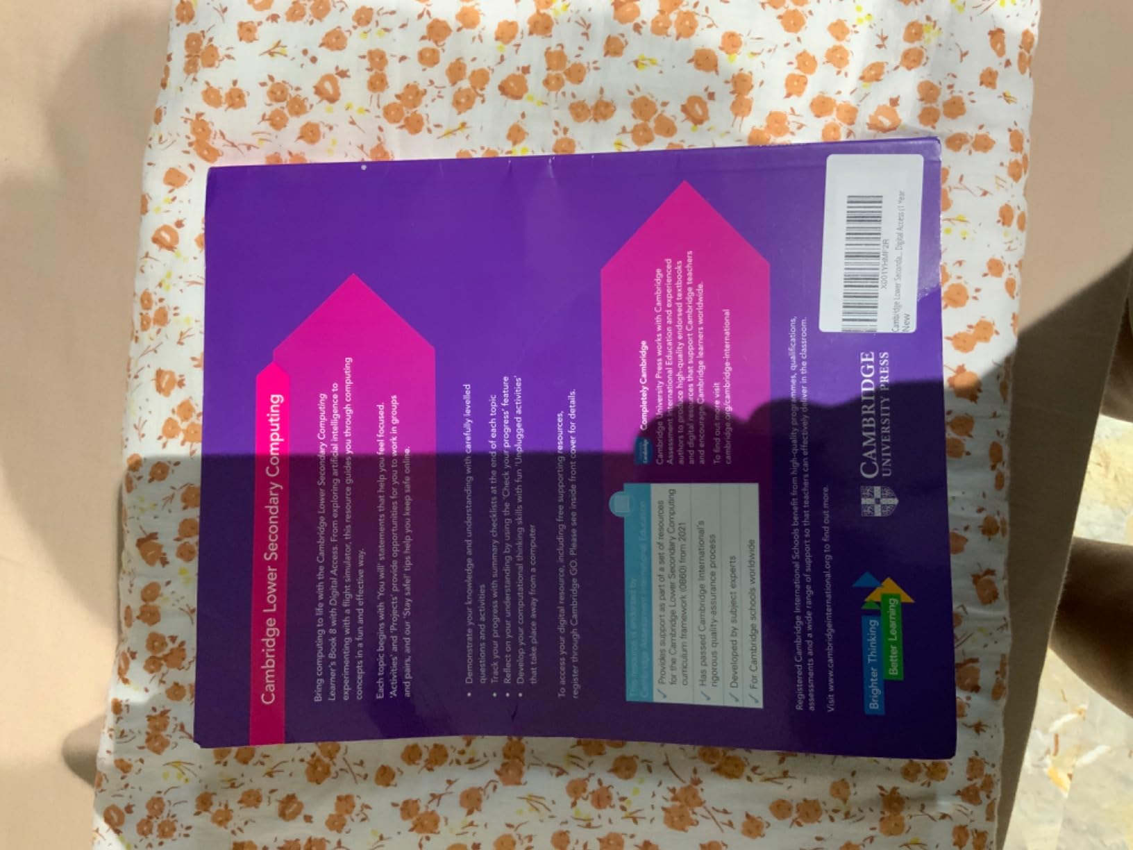 Cambridge Lower Secondary Computing Learner's Book 8 with Digital ...