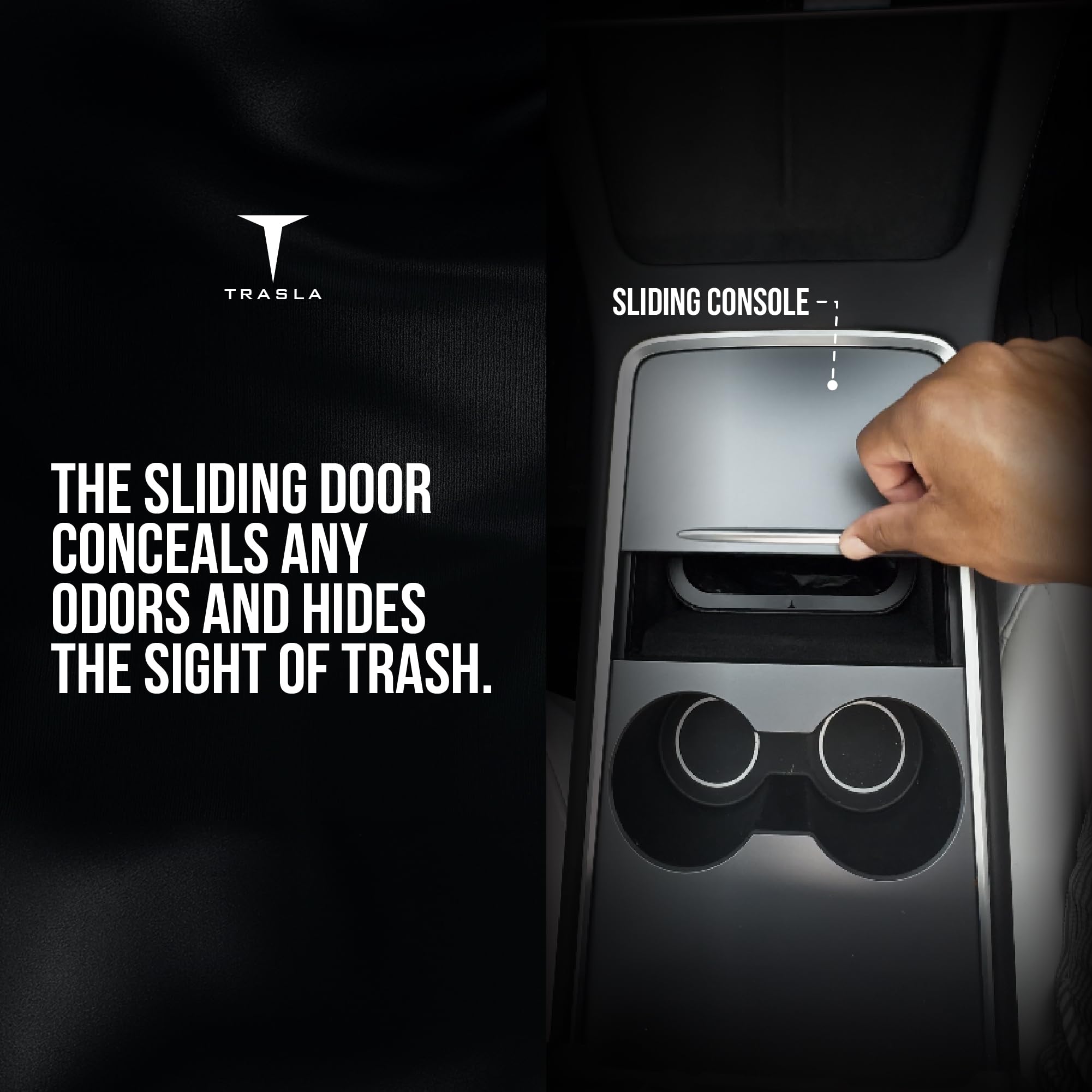 Snapklik.com : Trashla Model Y & 3 Car Trash Bag Holder