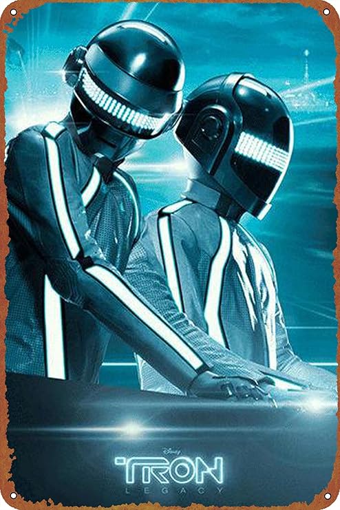 Amazon.com: Tron Movie Poster Sign Metal Tin Sign Wall Art Decor ...