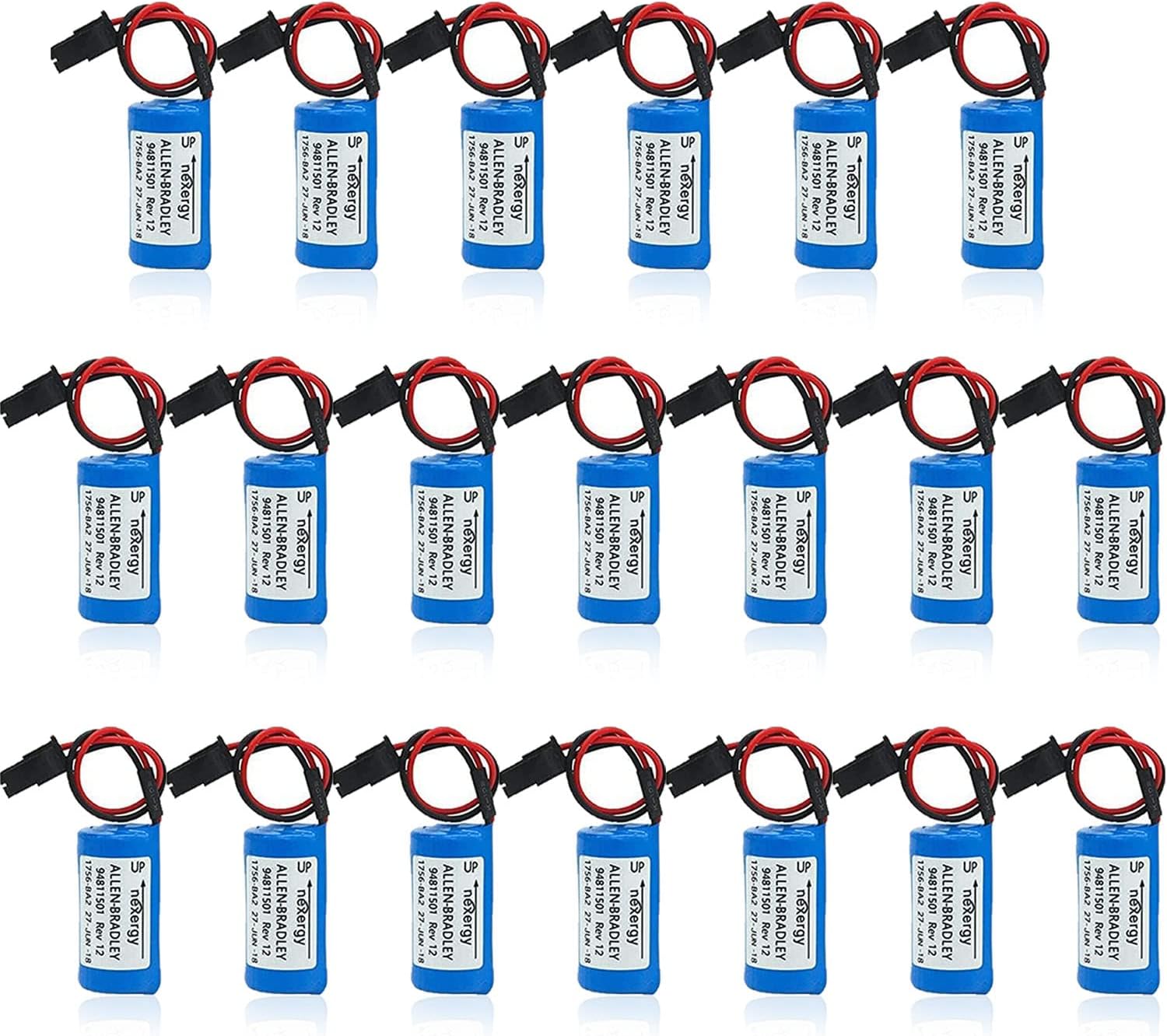 Amazon.com: (20 Pack) 1756-BA2 3V 1800mAh Battery for 1756-ba2 Allen ...
