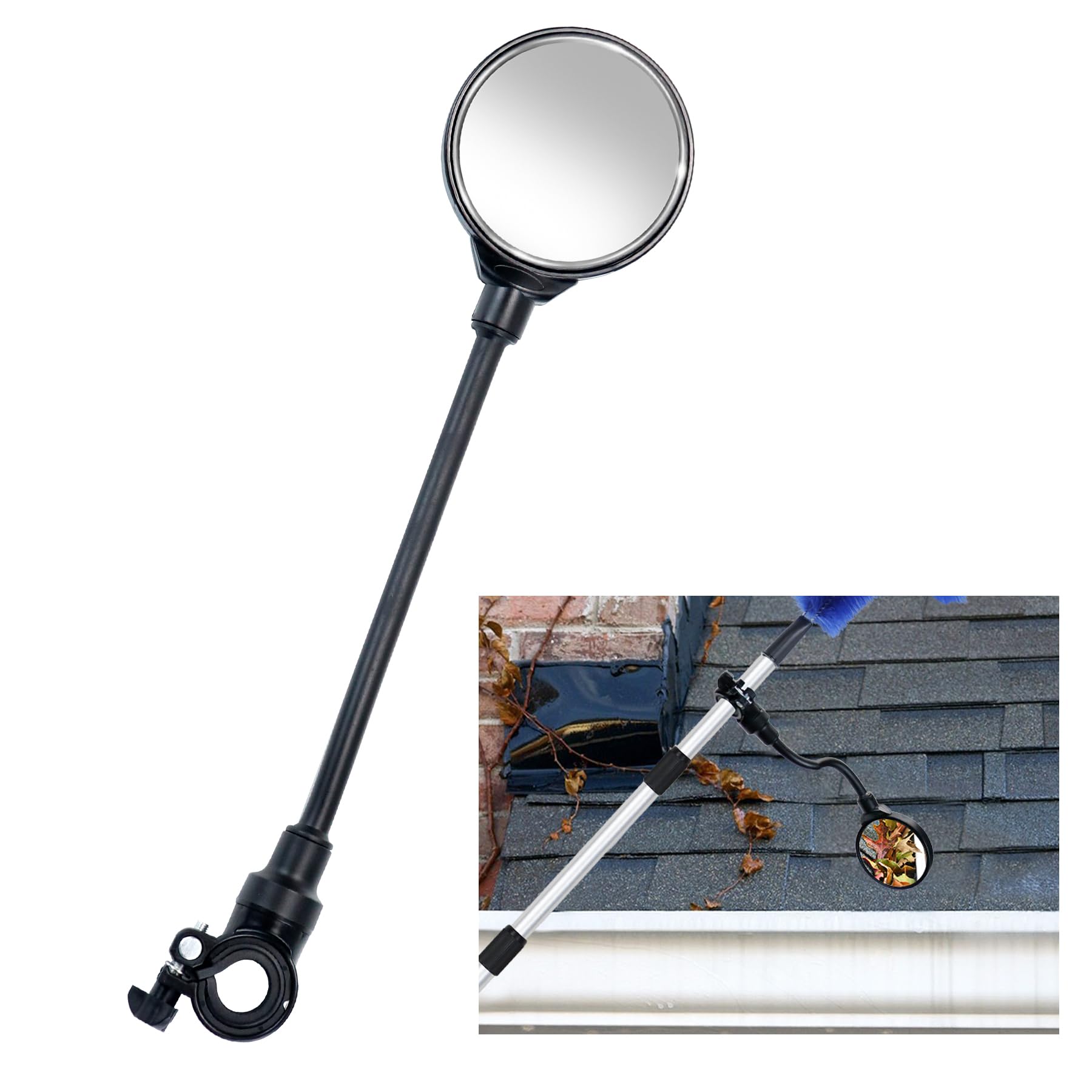 Amazon.com: Daisypower Mini Inspection Mirror for Gutters Extension ...