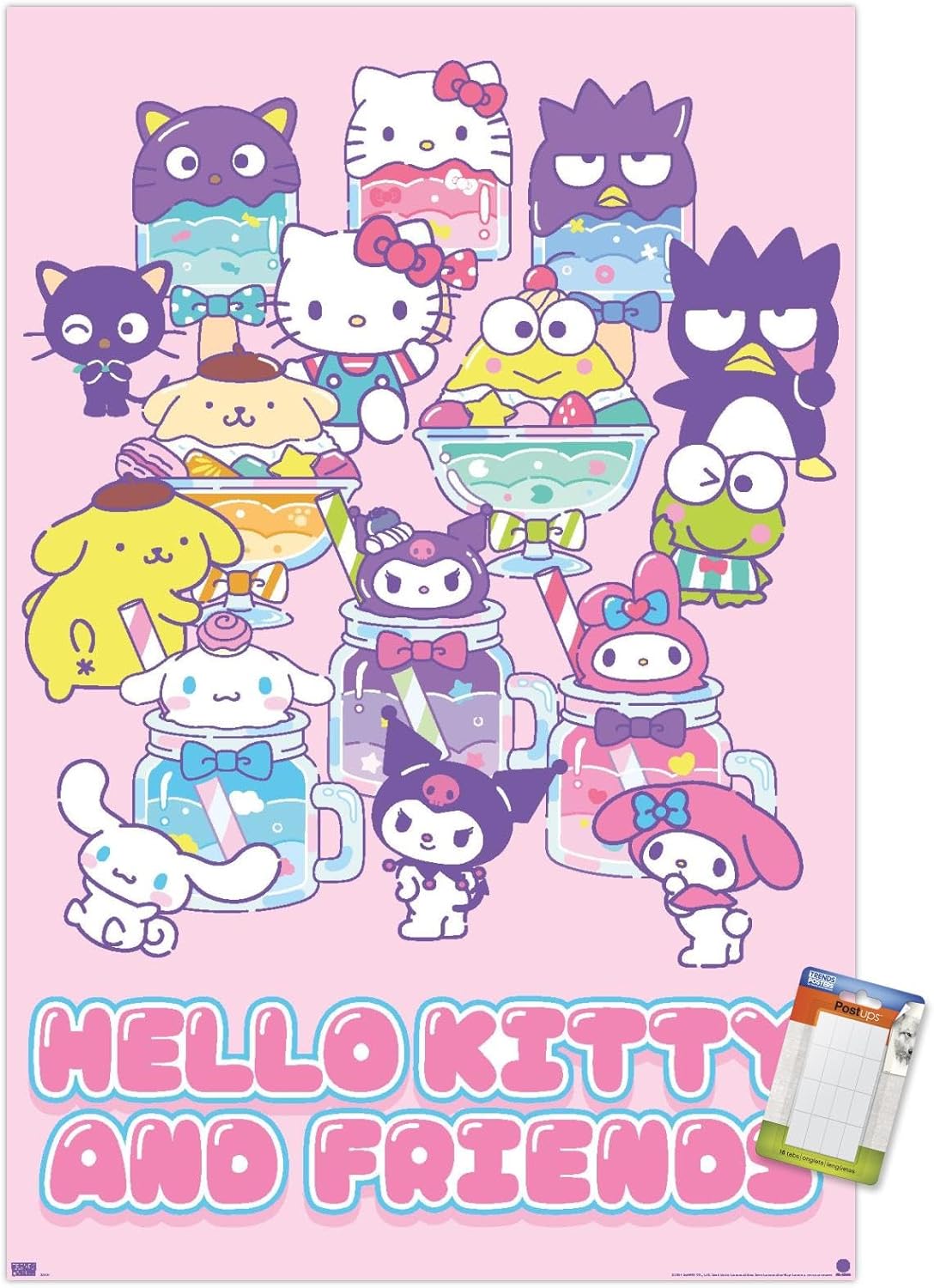Amazon.com: Trends International Hello Kitty and Friends: 24 Summer ...