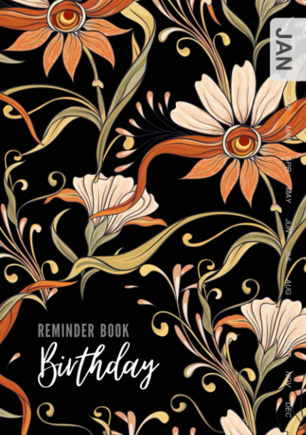 Birthday Reminder Book: A5 Medium Notebook for Recording Birthdays and ...