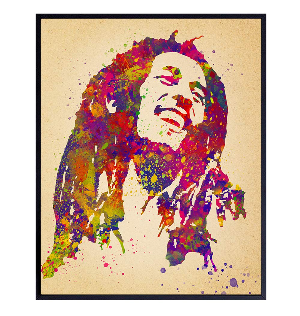 Amazon.com: Reggae Music Poster - 8x10 Wall Art, Home Decor for Bedroom ...