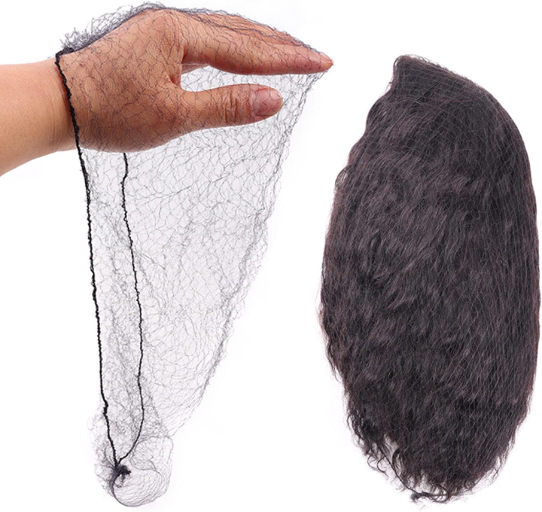 Amazon.com : Ecojunmi Invisible Hair Nets for Long Hair, 100 Pcs 30 ...