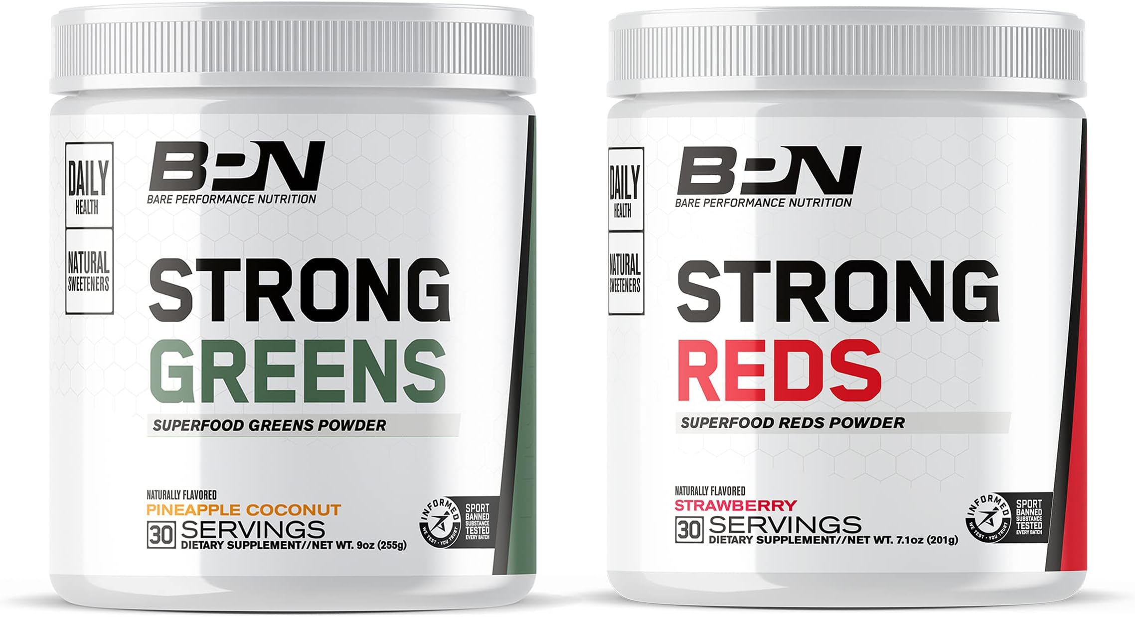 Amazon.com: BARE PERFORMANCE NUTRITION BPN Strong Greens (Pineapple ...