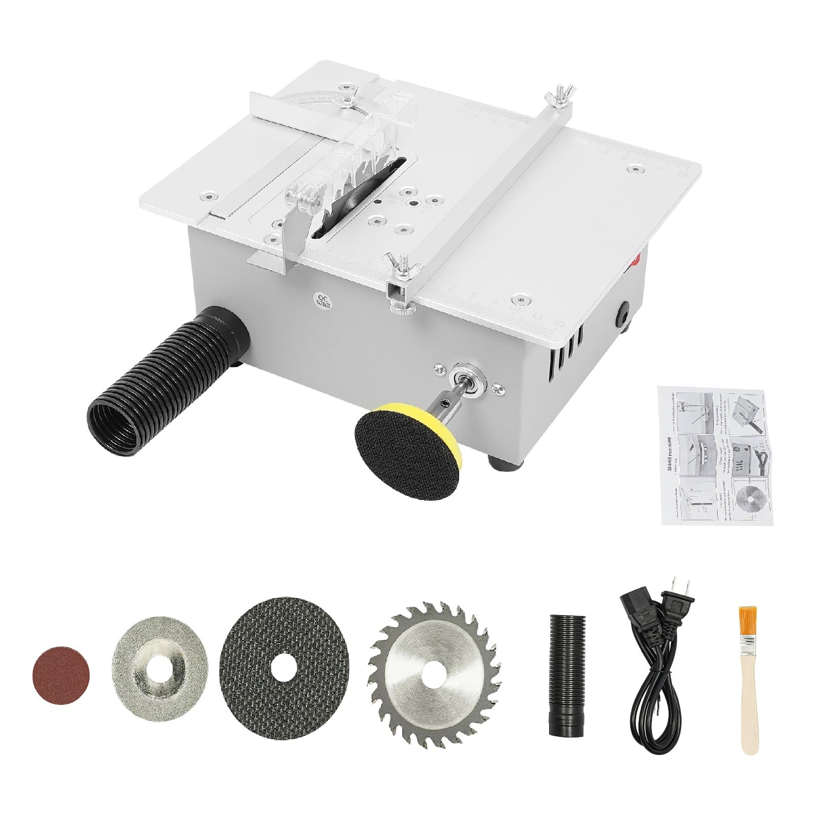 Mini Table Saw, Portable Precision Craft Table Saw, 5000RPM, 0.1-20mm ...