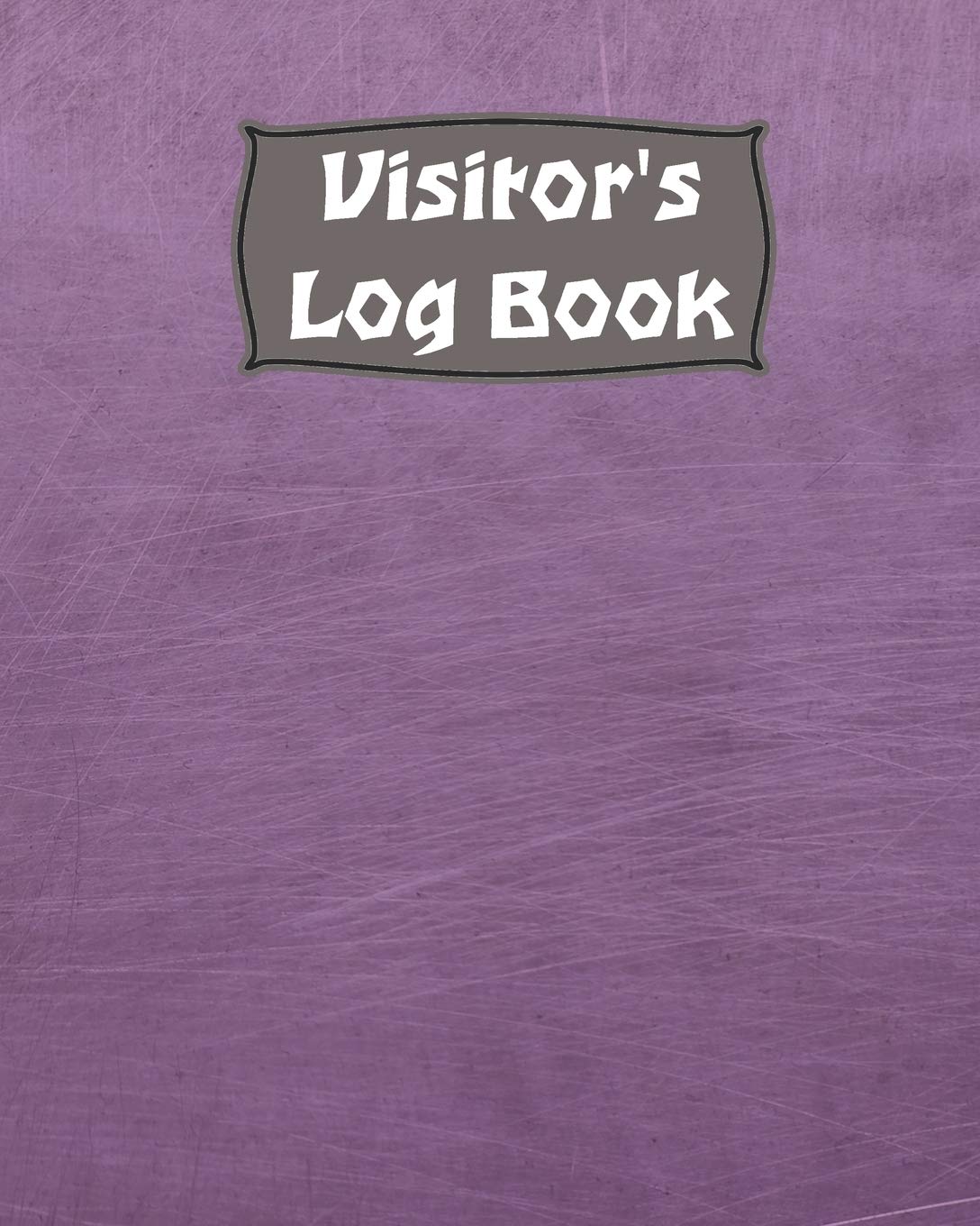 Buy Visitor Log Book: Guest Login Notebook, Record Guest Sign-In ...