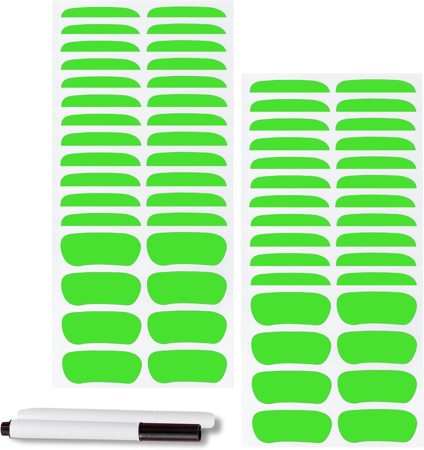 Amazon.com: 100 Pairs Sports Eye Black Stickers Set for Baseball ...