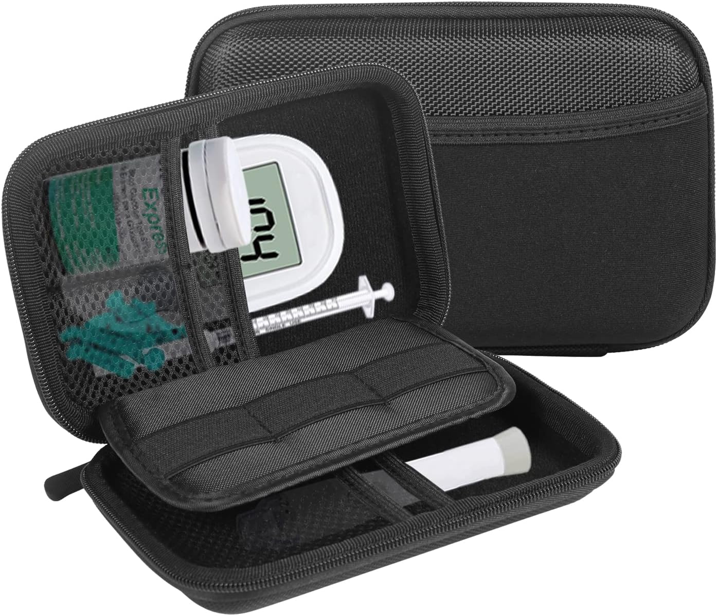 Amazon.com: Small Diabetic Supply Travel Case Organizer Eva Hard ...