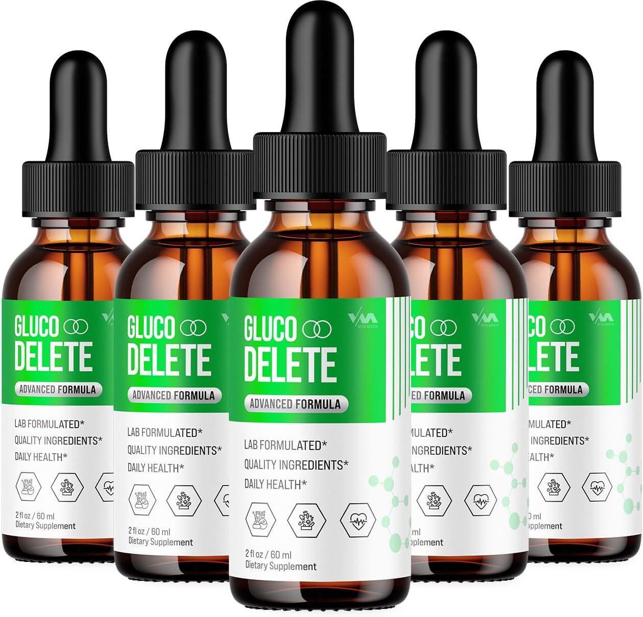 Amazon.com: (5 Pack) Gluco Delete Drops Healthy Vitamin Support ...