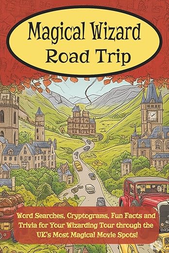 Magical Wizard Road Trip: Word Searches, Cryptograms, Fun Facts and ...