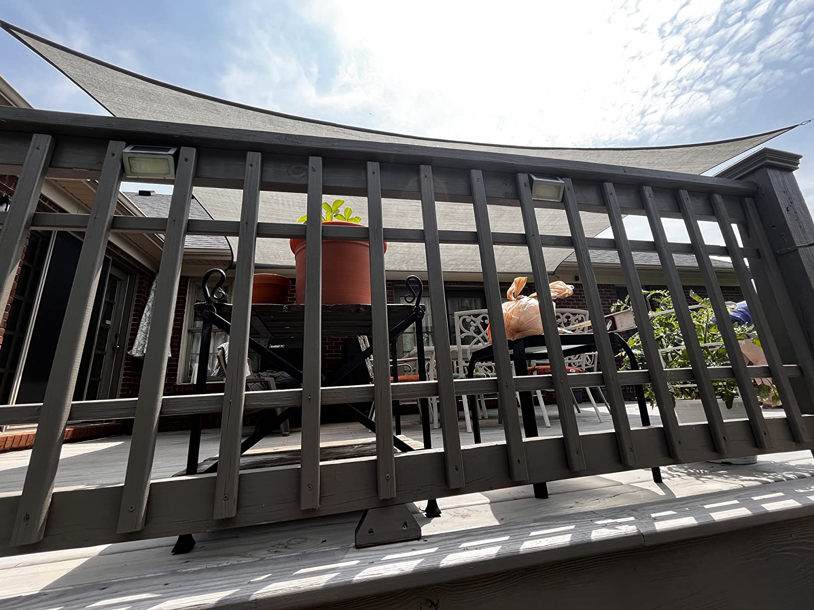 $8/mo - Finance Colourtree 8' x 14' Blue Sun Shade Sail Rectangle ...