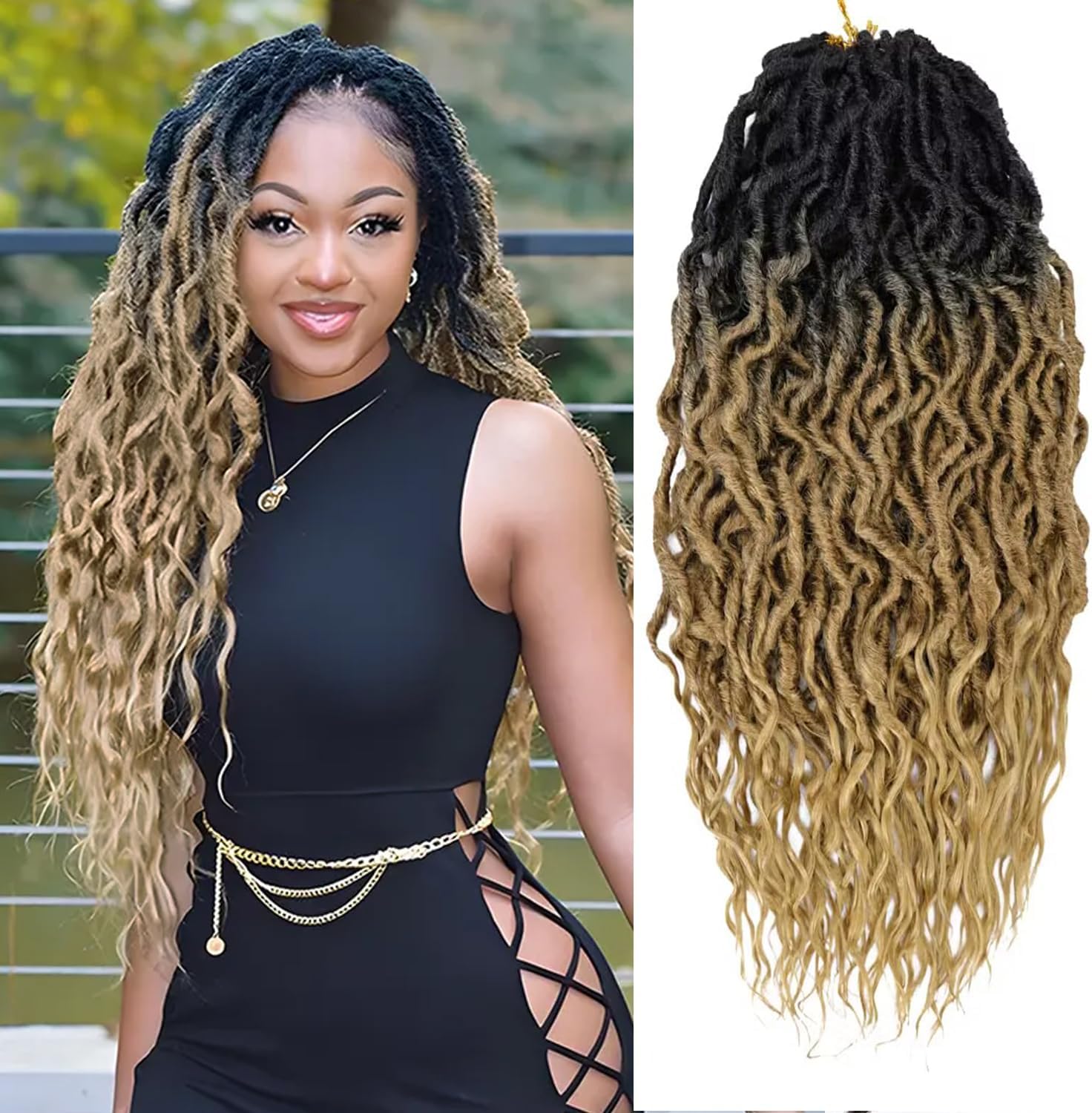 Amazon.com : 6 Packs Faux Locs Crochet Hair 24 Inch Soft Locs Crochet ...