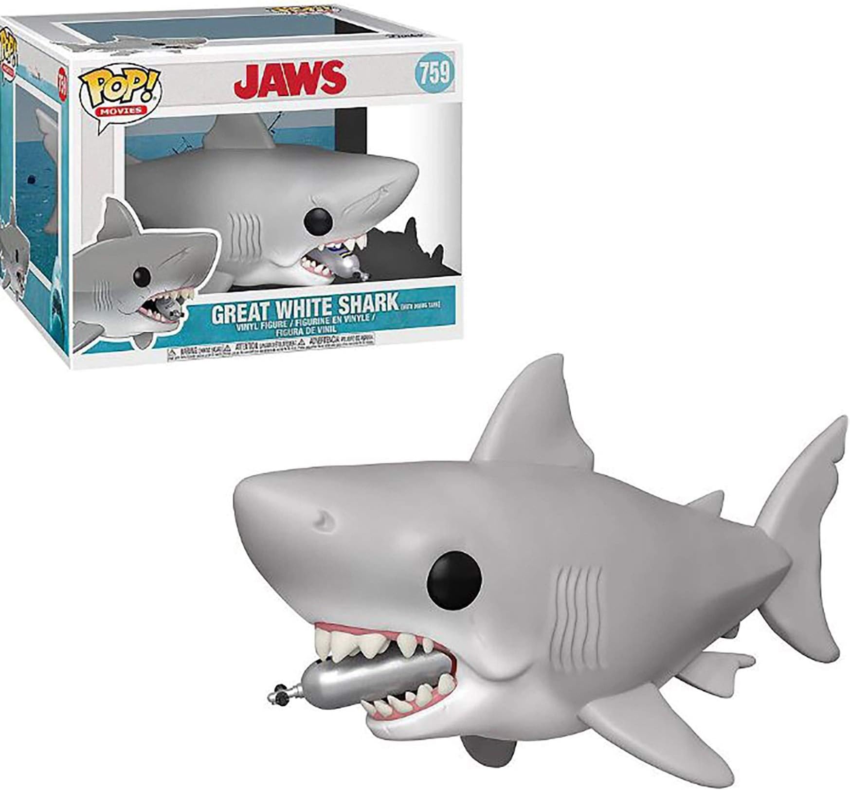 Amazon.com: Jaws - Shark Eating Boat Movie Moment Pop! Vinyl [RS ...