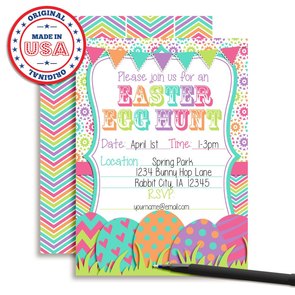 Hunting Invitation Wording MEET THE EASTER BUNNY & EGG HUNT – Sat.